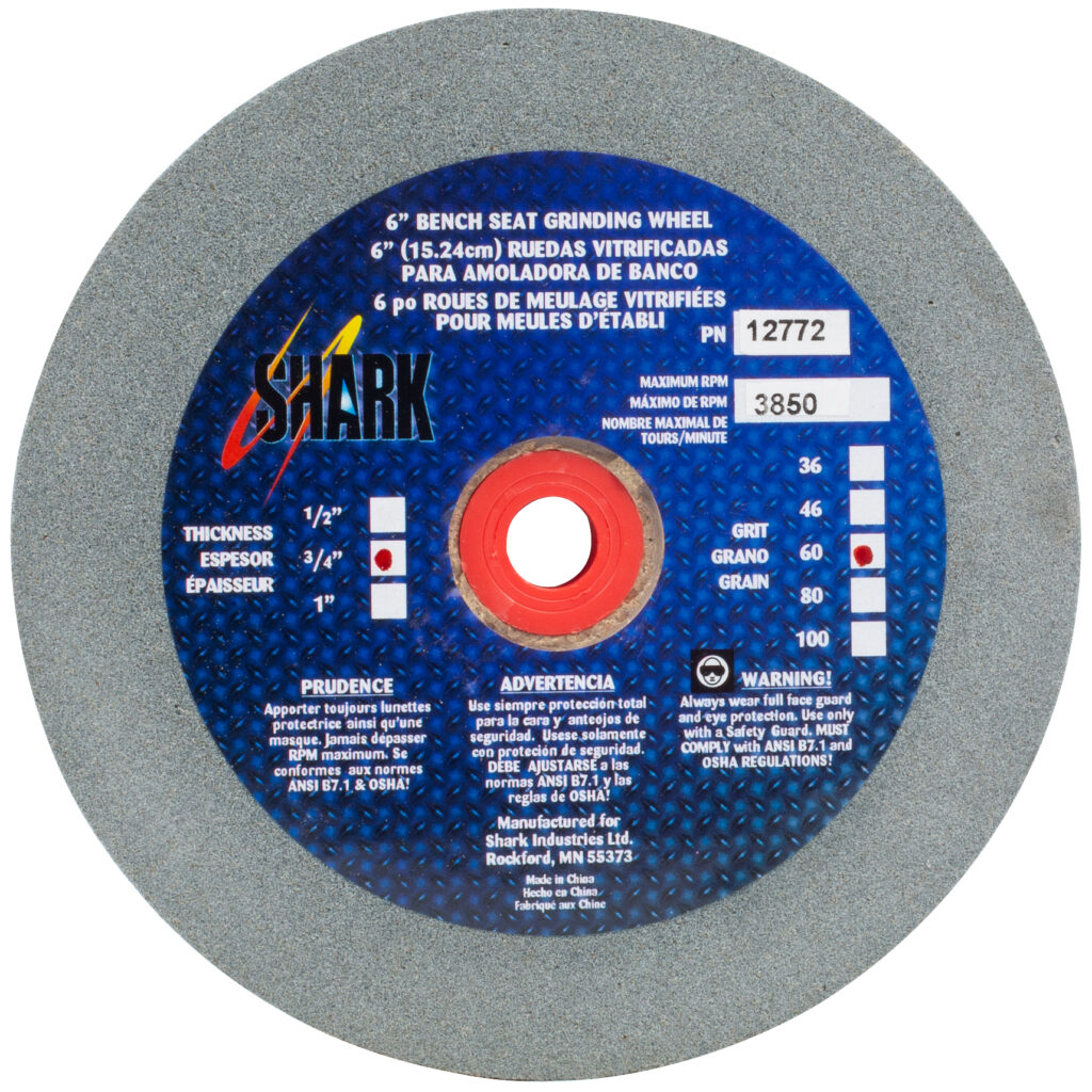 Grinding Wheel - 6" x 3/4" 60 Grit - Middlesex Petroleum